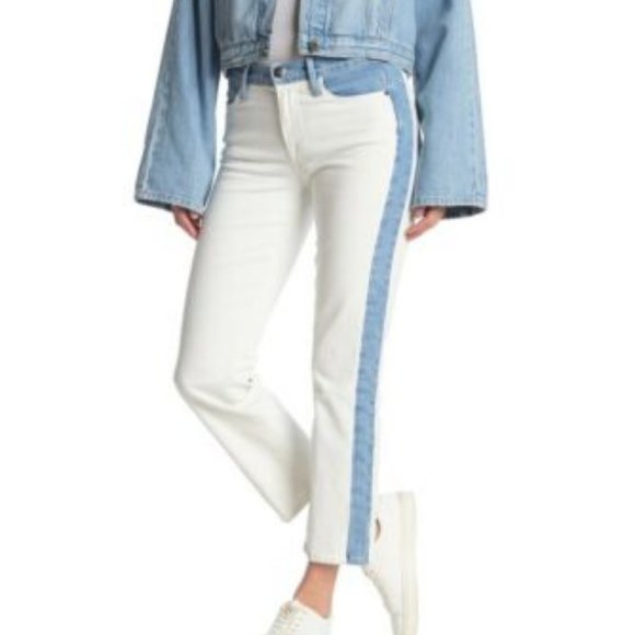 Frame Denim | Jeans | Frame Denim Le High Straight White Denim ...